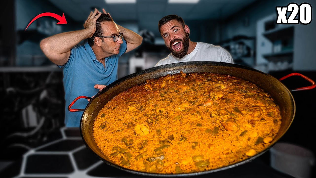 ASI REACCIONA al COMERME una PAELLA PARA 20 PERSONAS en TIEMPO RÉCORD ...