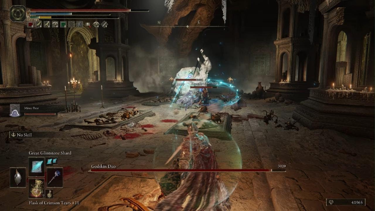 ELDEN RING, Godskin Duo (Dragon Temple Altar) - YouTube