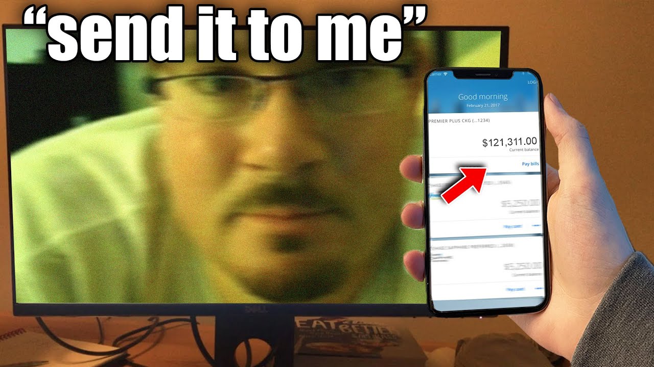 How a Scammer Reacts When You Have $100,000 - YouTube