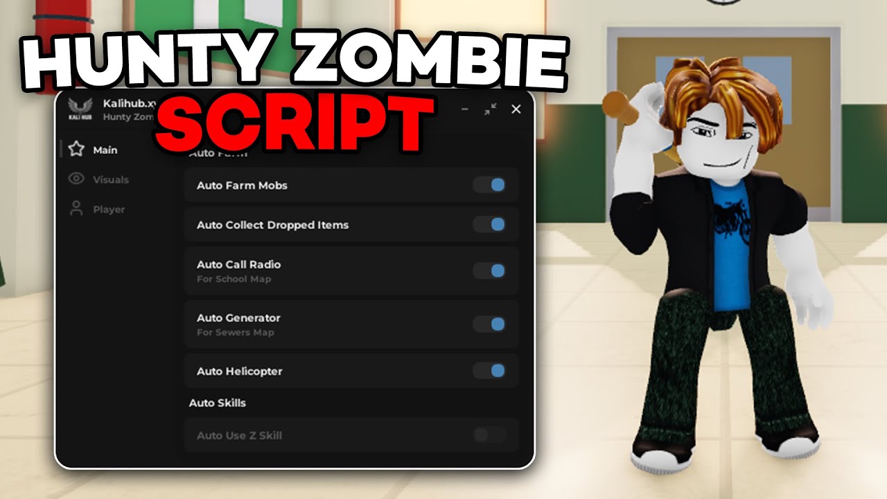 [FREE] Hunty Zombie Script | Auto Farm Mobs, Auto Kill, Auto Collect ...