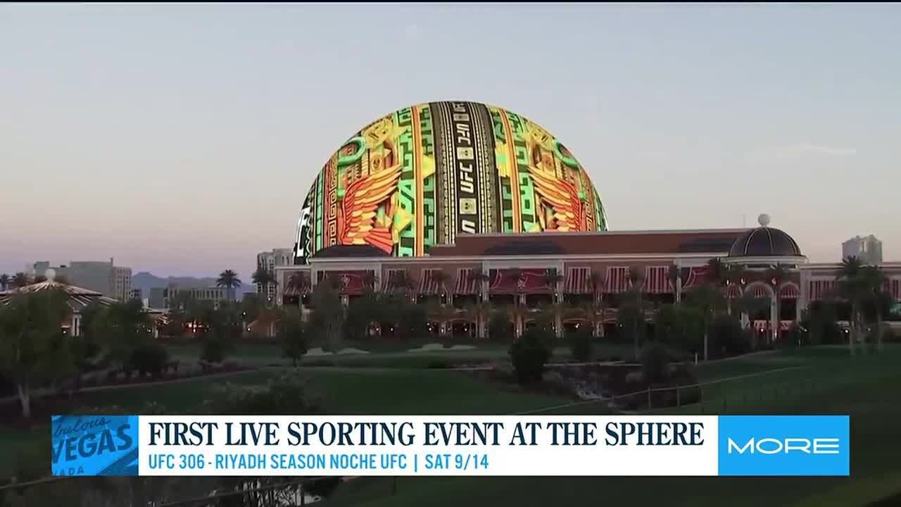 First live sporting event at the Sphere - YouTube