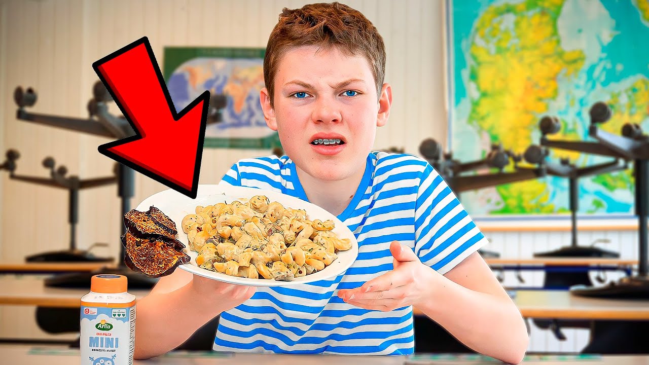 Jeg Vurderede Min Skoles Kantine-mad.. - YouTube