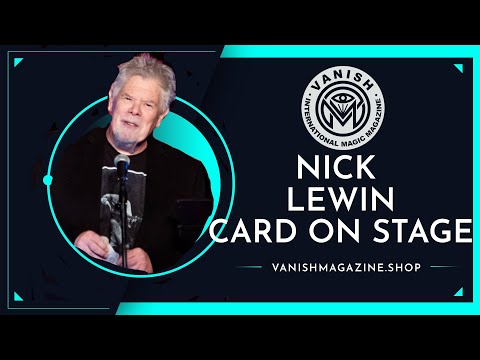 Card Handling for Stand Up Magic by Nick Lewin - YouTube