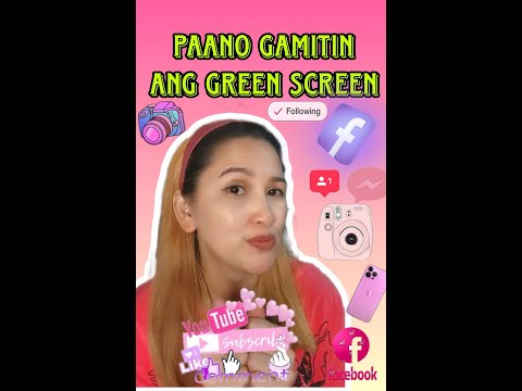 Paano gamitin ang GREEN SCREEN sa facebook reels #tutorial #greenscreen #diy #facebook