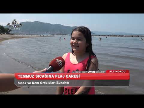 TEMMUZ SICAĞINA PLAJ ÇARESİ I Ordu Altaş TV - 04 Temmuz 2020