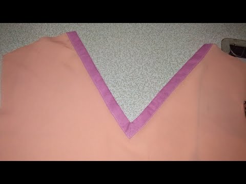 The easiest way to sew a collar V/DIY Sewing