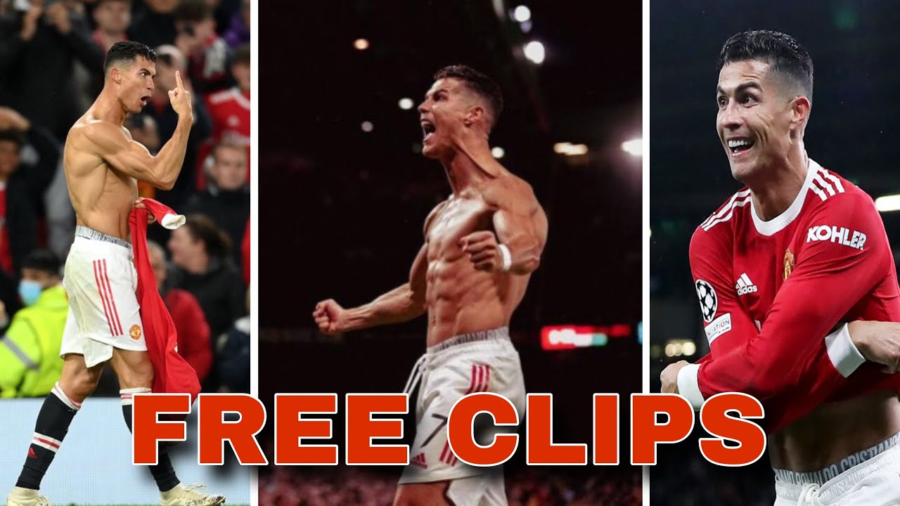 CRISTIANO RONALDO GOAL VILLAREAL 2021/22 FREE CLIPS FOR EDITS•HD+CC 60 ...