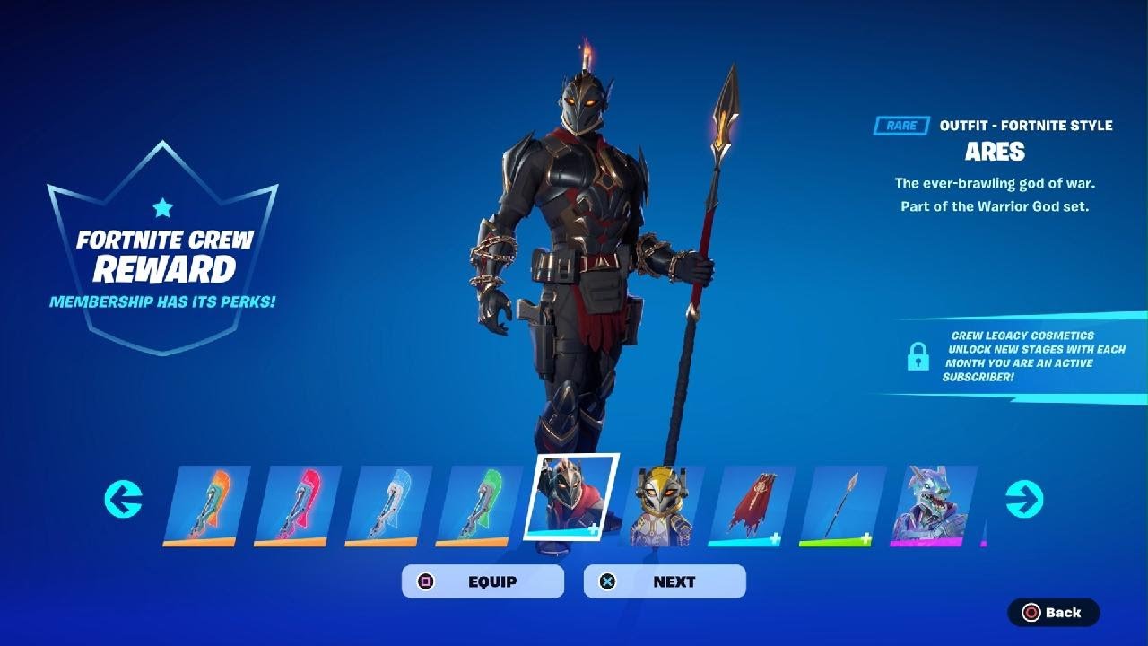 Fortnite Item Shop (Mar 31) NEW April Crew Pack And Aubrey Skin - YouTube