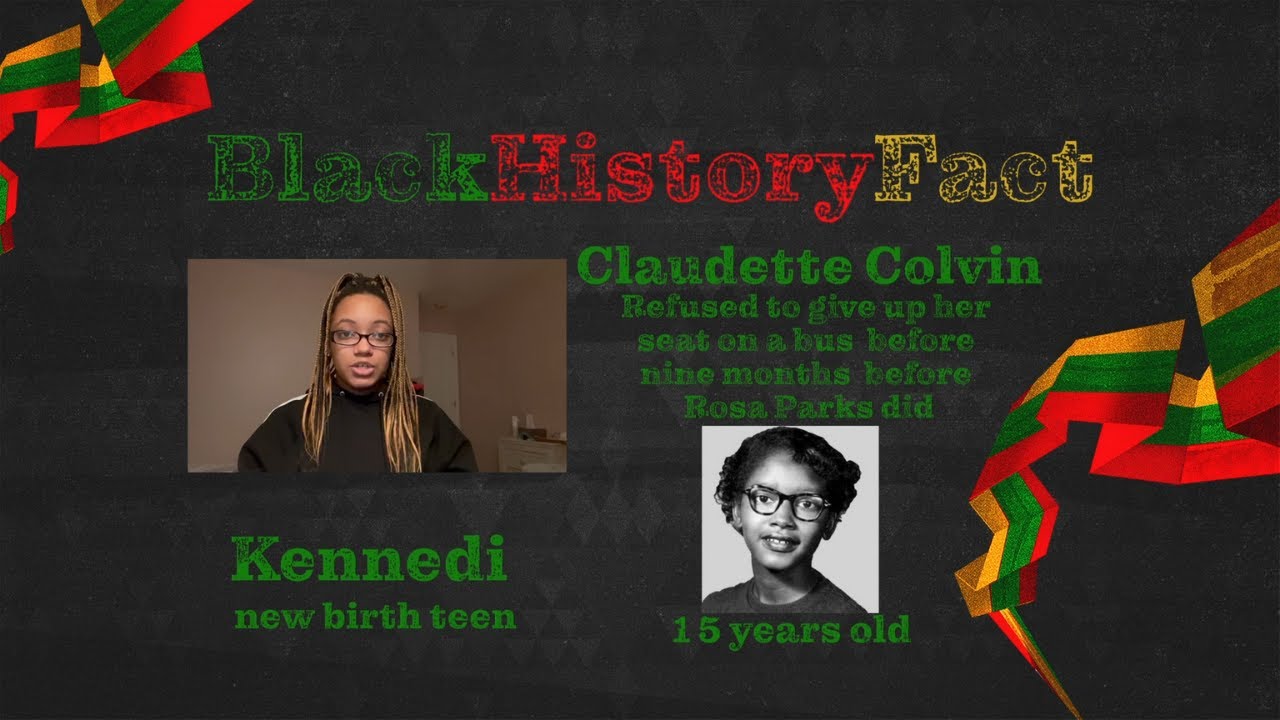 Black History Fact - Claudette Colvin - YouTube