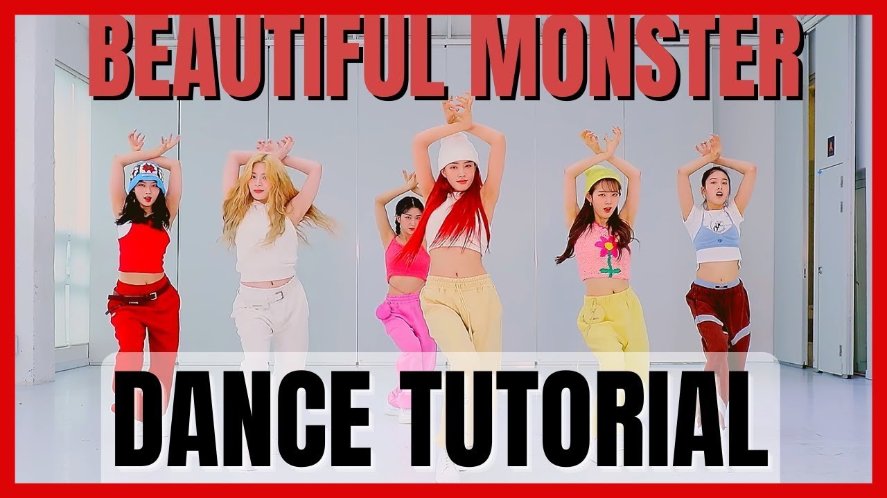 STAYC 'BEAUTIFUL MONSTER' Dance Practice Mirror Tutorial (SLOWED) - YouTube