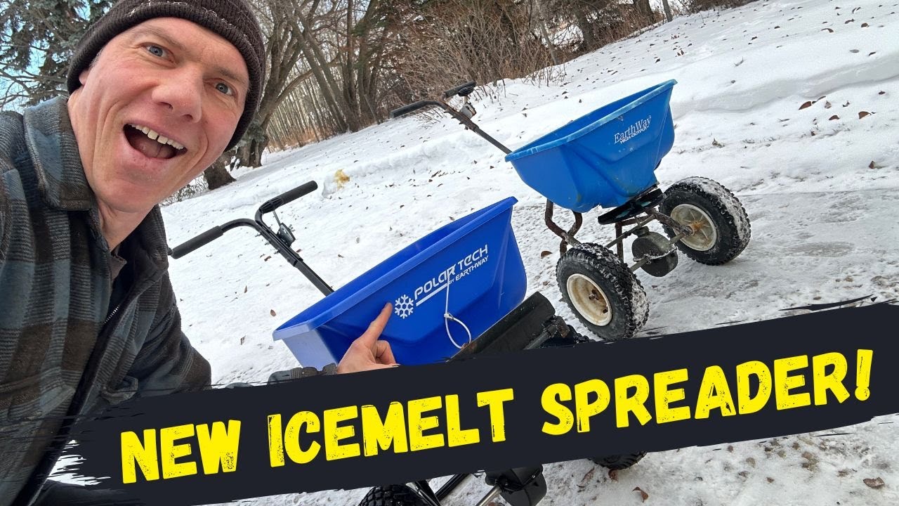 New Ice Melt Spreader - Earthway Polar Tech 90365 - YouTube