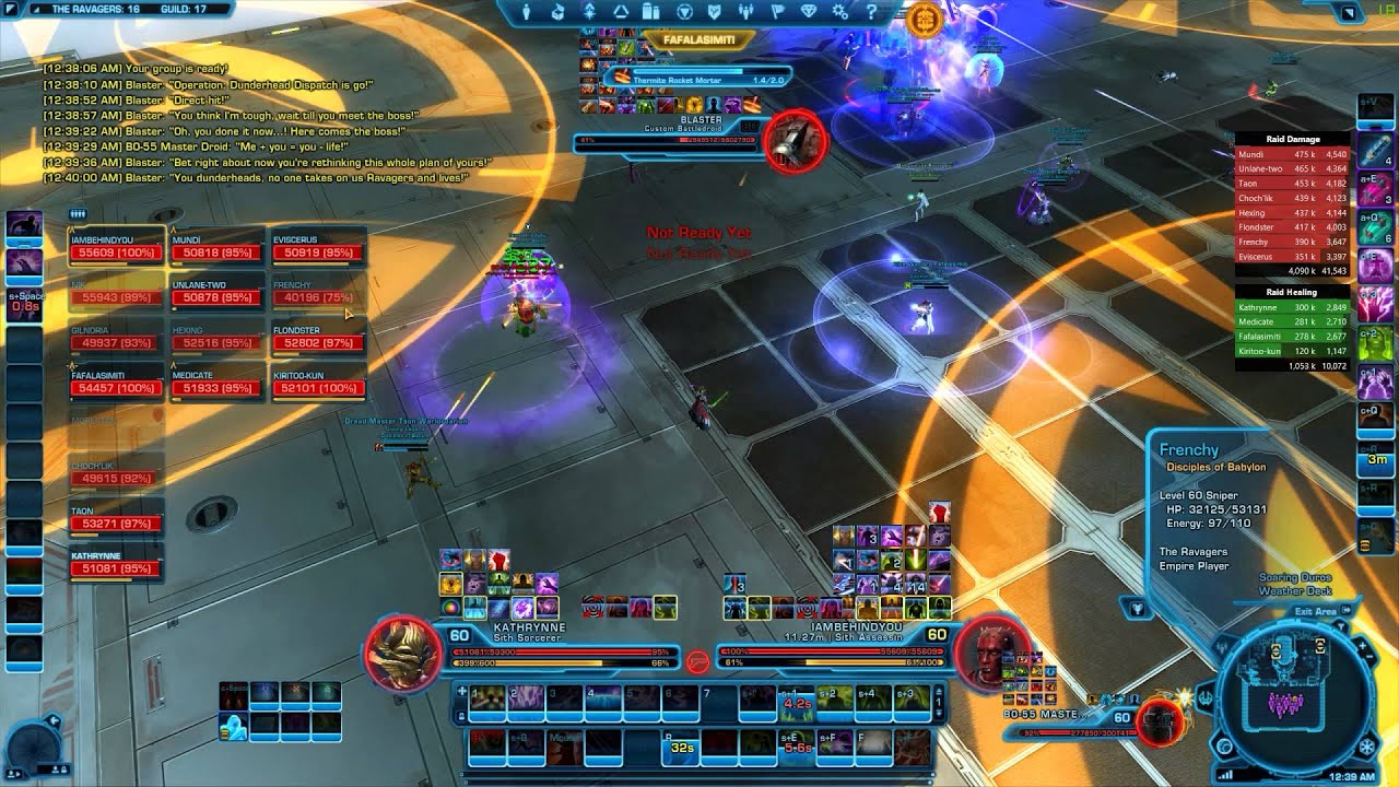 SWTOR : Master and Blaster - The Ravagers Hard Mode 16m (4/5) - YouTube