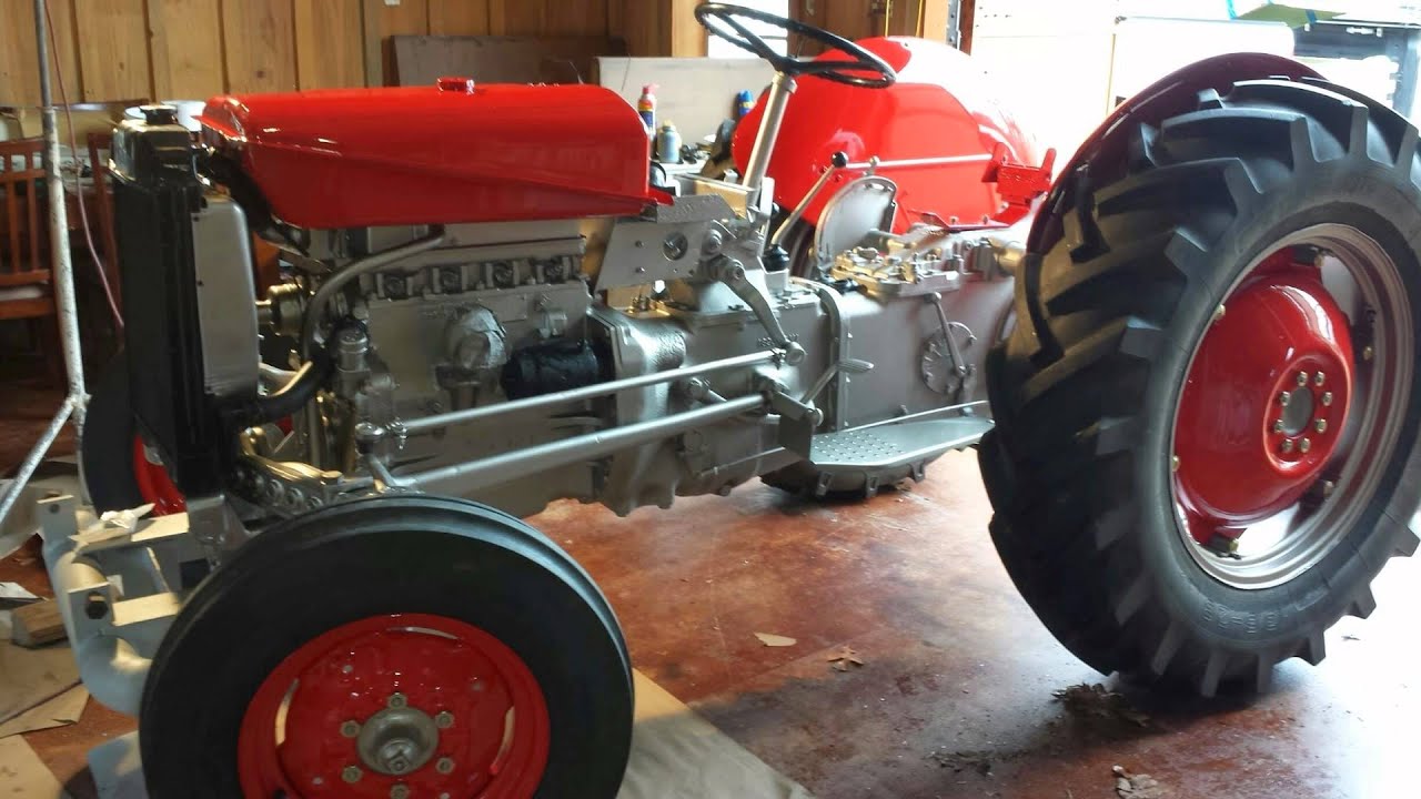 1961 massey ferguson 35 deluxe restoration - YouTube