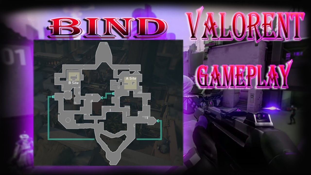 VALORENT BIND MAP GAMEPLAY - YouTube