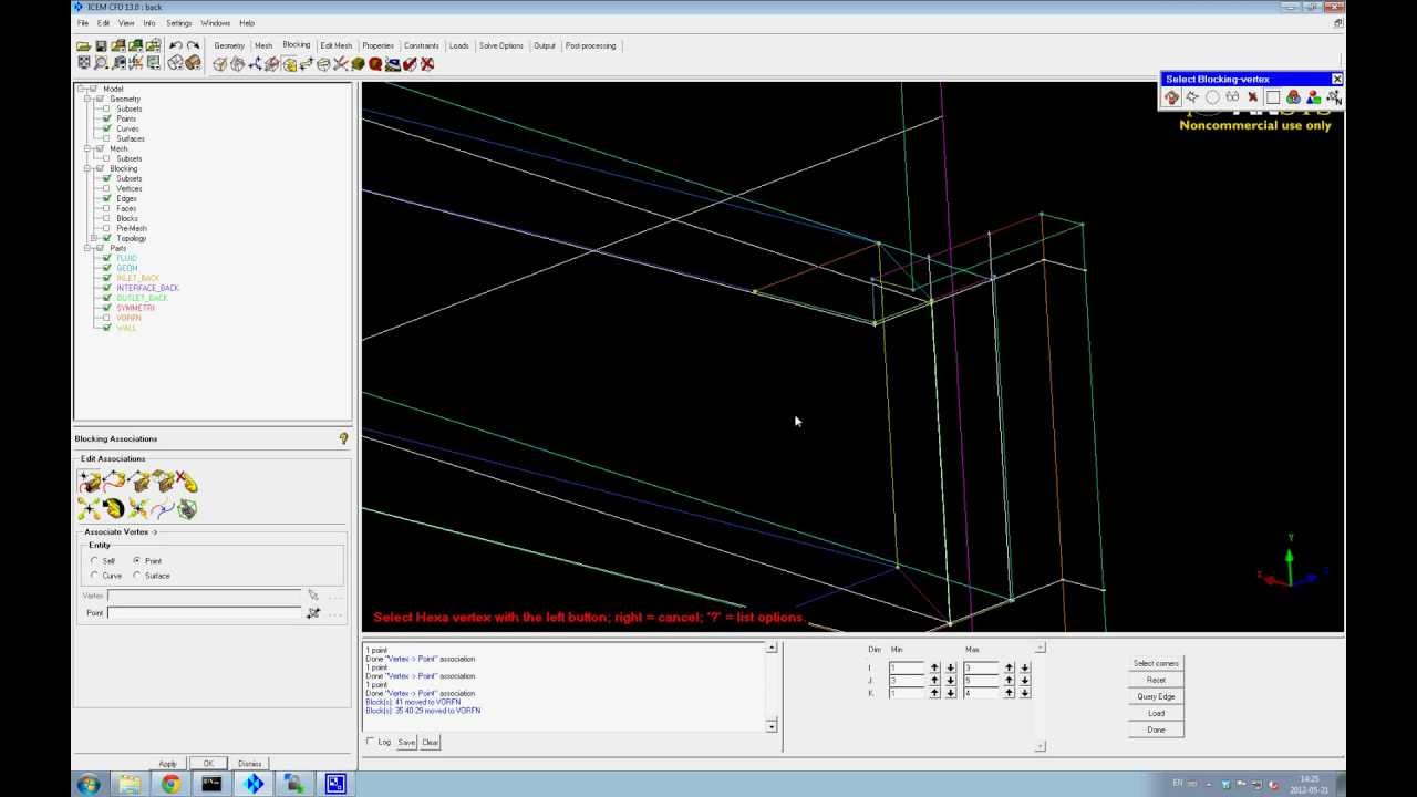 Meshing Intake In ICEM CFD PART II - YouTube