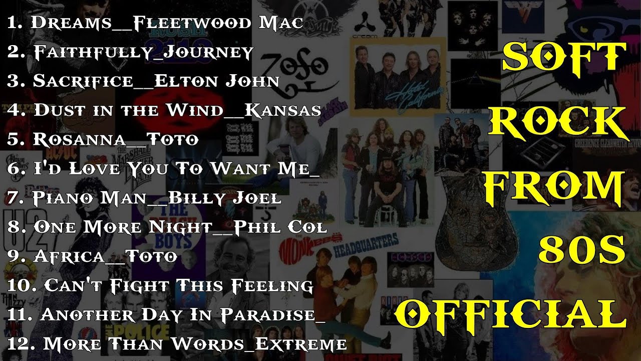 SOFT ROCK FROM 80S OFFICIAL - YouTube