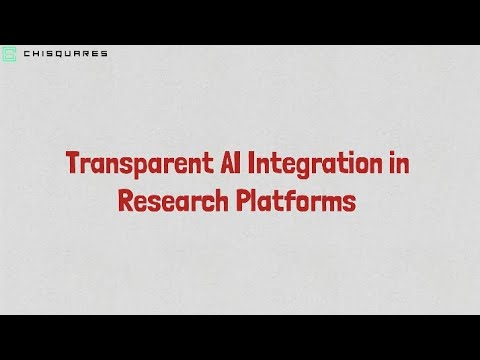 Transparent AI Integration in Research Platforms - YouTube