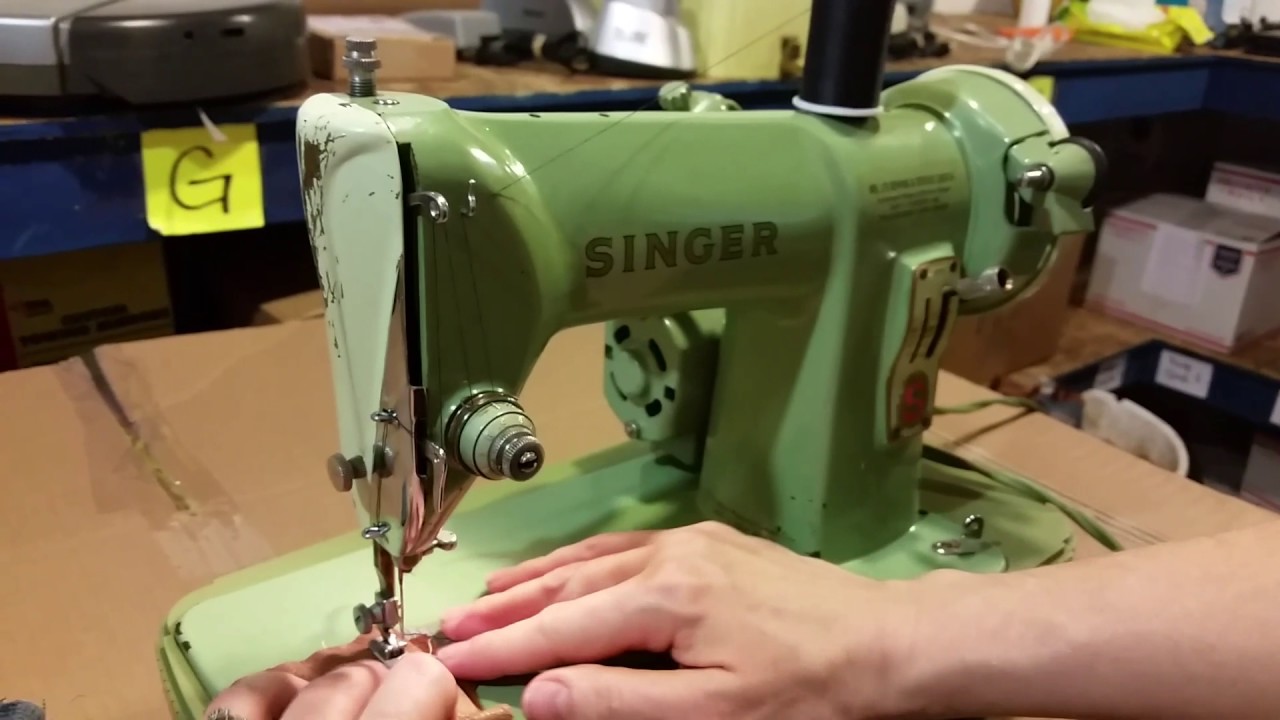 Singer 185k - YouTube