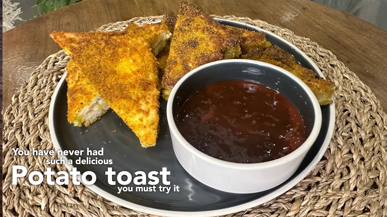 You have never had such a delicious Potato toast, you must try it ...
