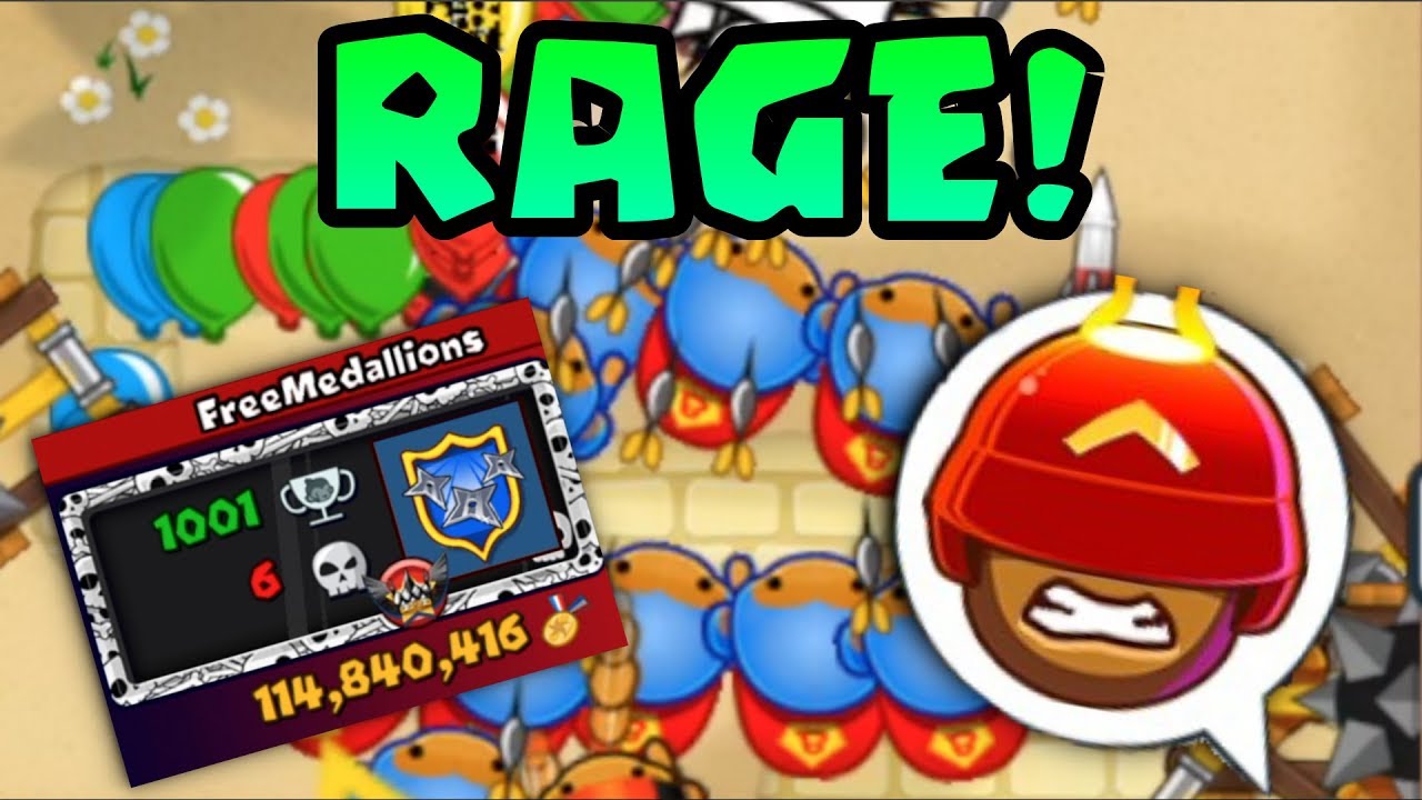 HOW DID THIS HAPPEN? RAGE! BFB Colosseum R3 Speed Bananza! (Bloons TD ...