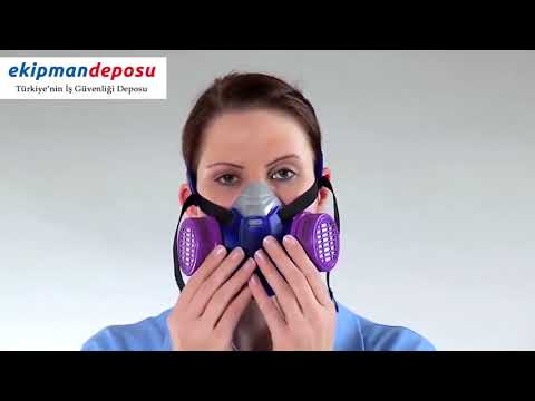Drager 3300 Yarım Yüz Maskesi Nasıl Kullanılır, Filtre Nasıl Takılır?