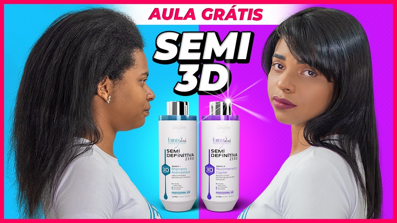 Progressiva Semi Definitiva 3D Zero Forever Liss - Como usar - YouTube