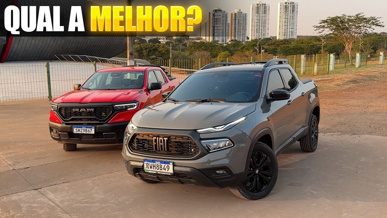 COMPARATIVO: FIAT TORO VS RAM RAMPAGE, QUAL VALE MAIS A PENA? PREÇOS ...