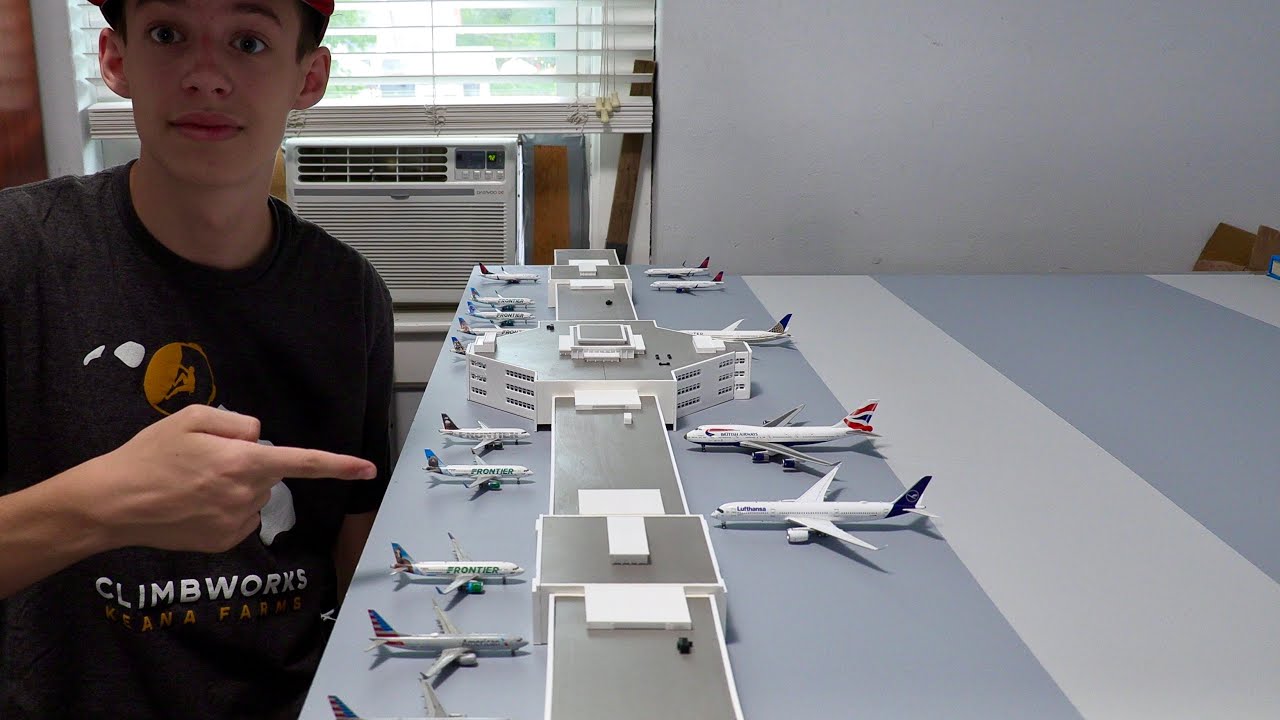 How to build a model airport - Building Denver International Airport Ep ...