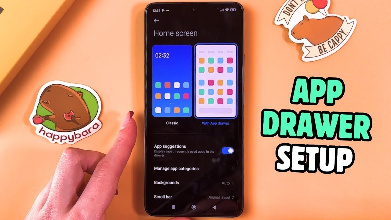POCO F6: How to Use App Drawer for Organizing Apps - YouTube