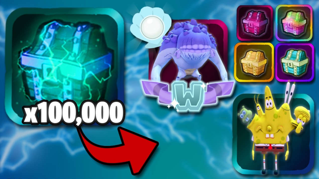 I Opened 100,000 Chest In SpongeBob Tower Defense (Not ClickBait) - YouTube