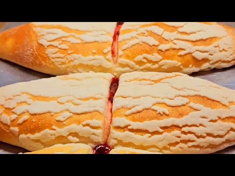como hacer este riquisimo pan piernas rellenas con mermelada de fresa ...