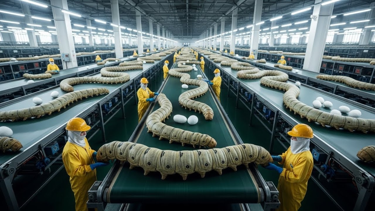 Inside the Silk Factory – How Silk Is Harvested from Silkworms (Full ...