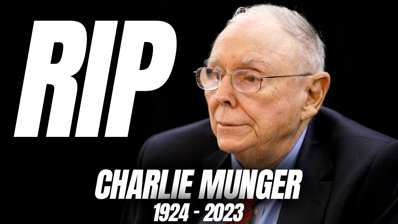 MUERE UNA LEYENDA - CHARLIE MUNGER RIP 🪦 - YouTube