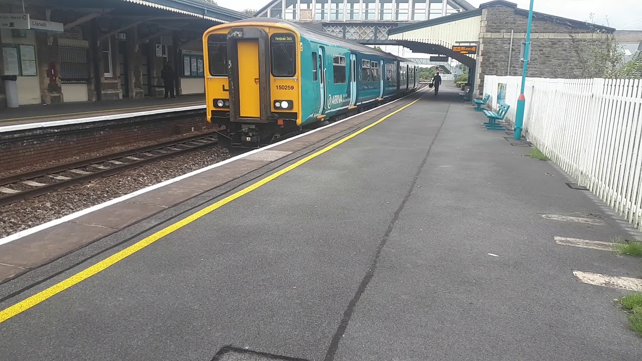 150259 at Llanelli station - YouTube