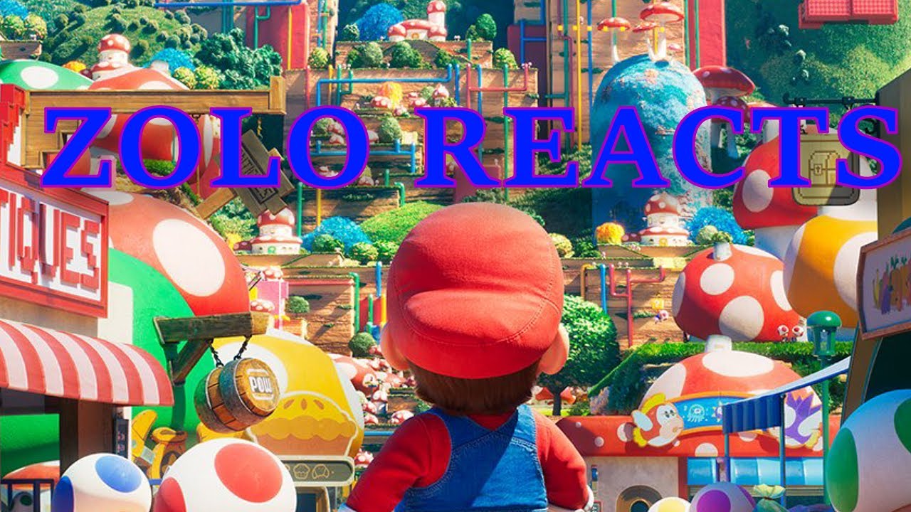 Zolo Reacts: Mario movie trailer (Previously live) - YouTube