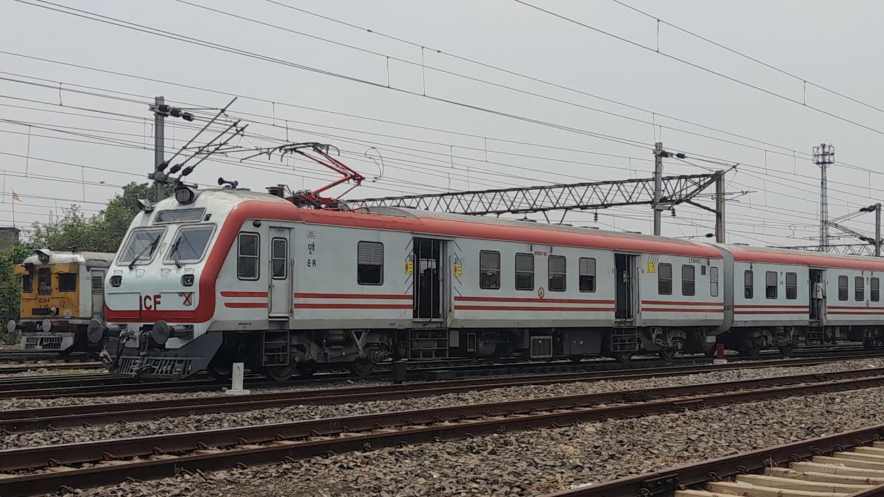 INDIAN RAILWAY 🛤 NEW ICF LOCAL TRAIN 😇 BEAUTIFUL LOOKS LIKE ️ 👍 #vairal ...