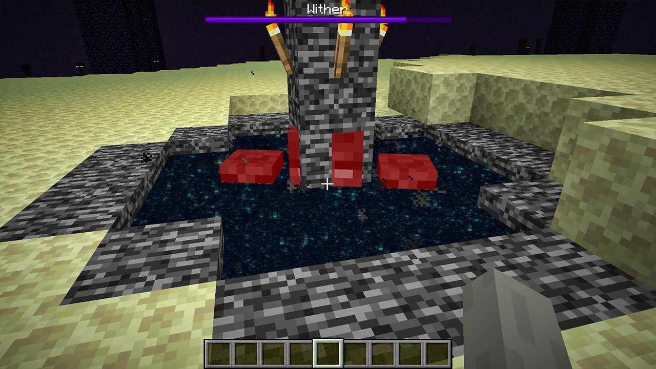 how to kill a wither - YouTube