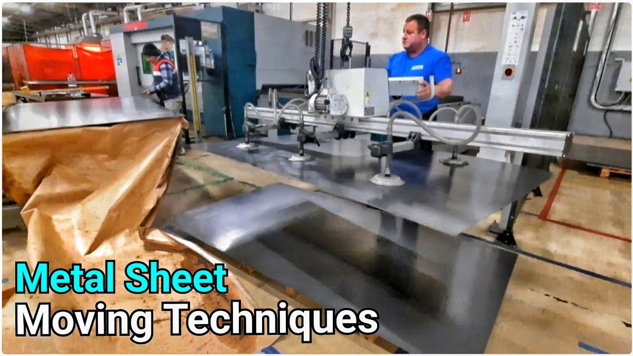 How to Move Metal Sheet | Vaccum Lifter Techniques - YouTube