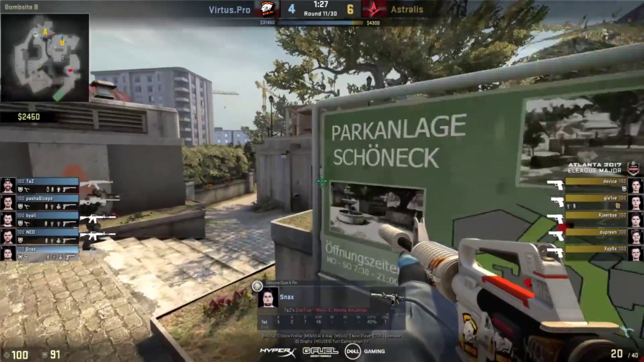 CSGO POV - Virtus.Pro Snax vs Astralis (overpass) - Atlanta ELEAGUE ...