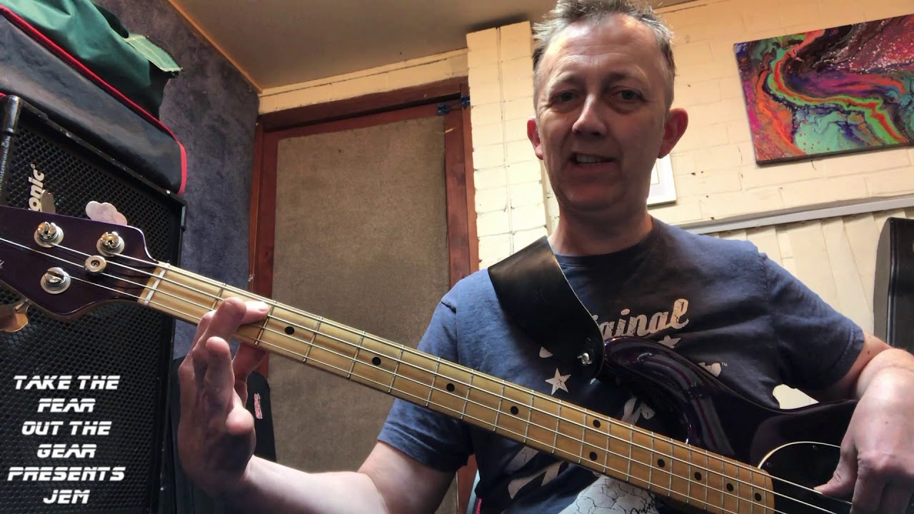 Take the fear out the gear presents Jem bass riffs - YouTube