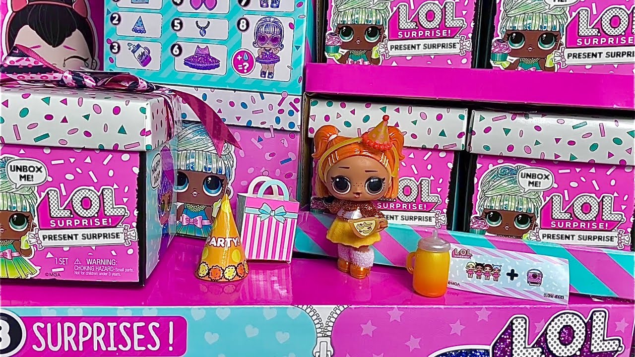 LOL Surprise Present Surprise Unboxing our 1st Ultra Rare!! - YouTube