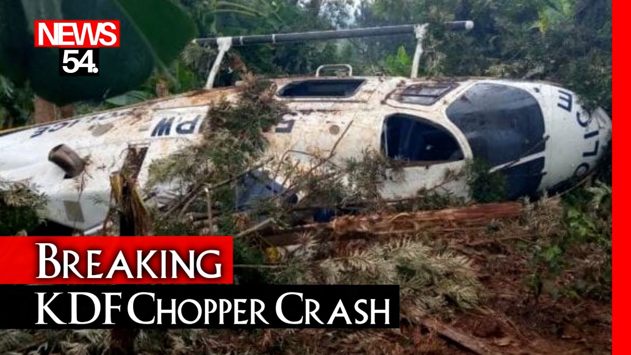 BREAKING ACCIDENT: Helicopter Full of KDF Officers Crashes Killing ...