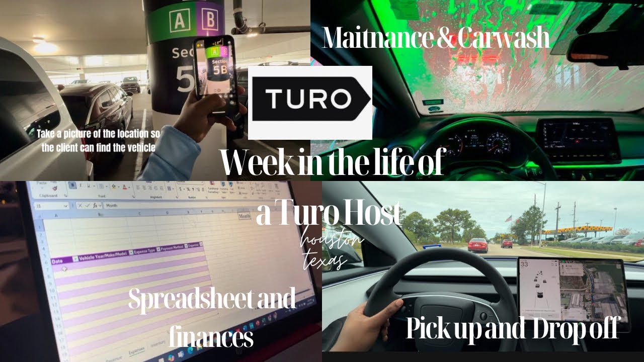 WEEK IN THE LIFE OF A TURO HOST: SPREADSHEETS, TIRE CHECKS, MAINTENANCE ...