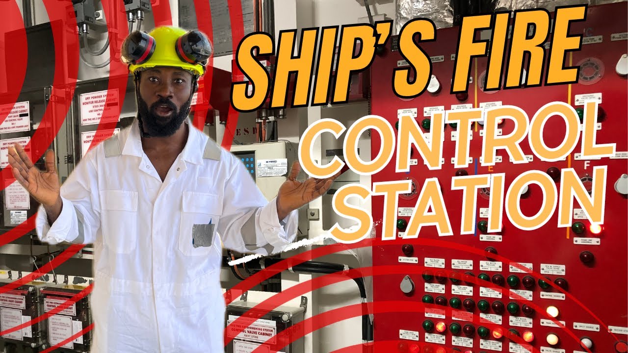Fire Station Onboard An Lng Cargo (Tanker) Ship—Fighting Fire Onboard A ...