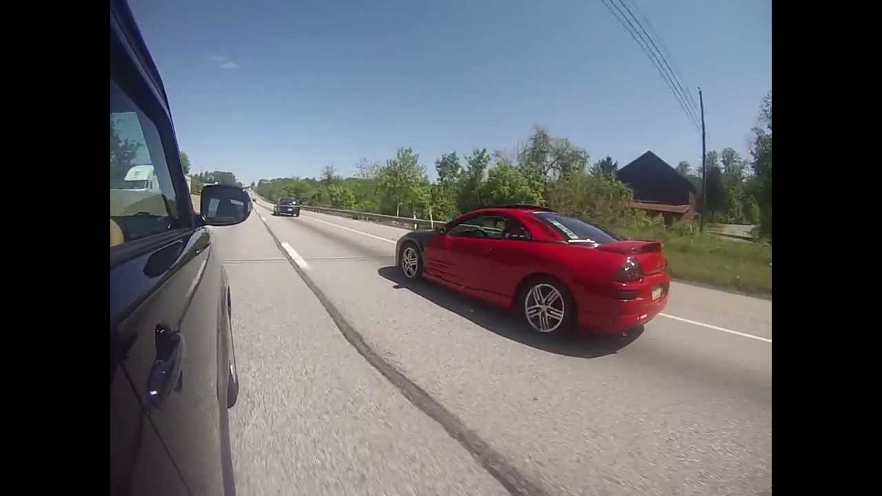 donnies 3rd gen eclipse rolling - YouTube