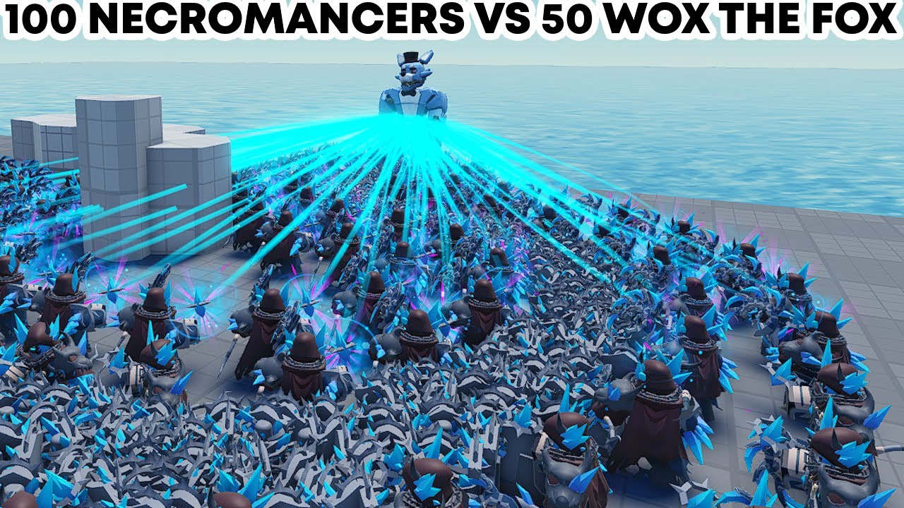 [TDS] 100 NECROMANCERS VS 50 WOX THE FOX - YouTube