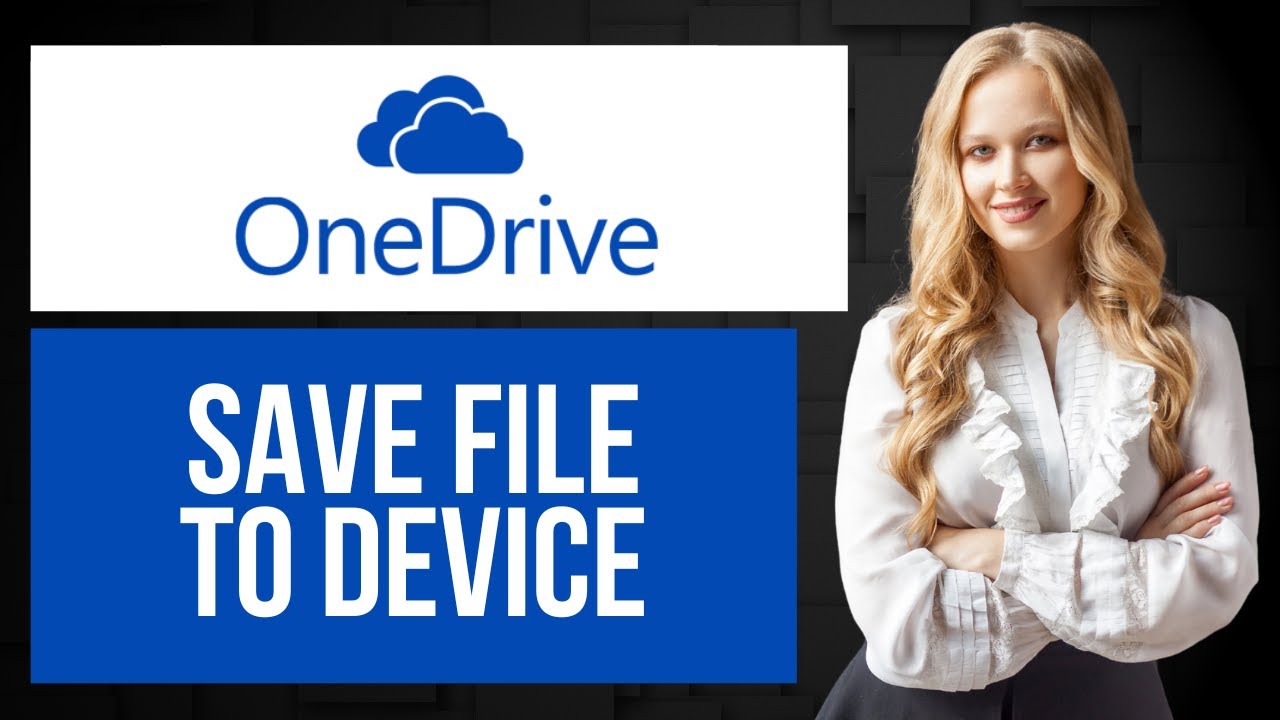 How to Save File from Microsoft OneDrive | Saving Files to Device - YouTube