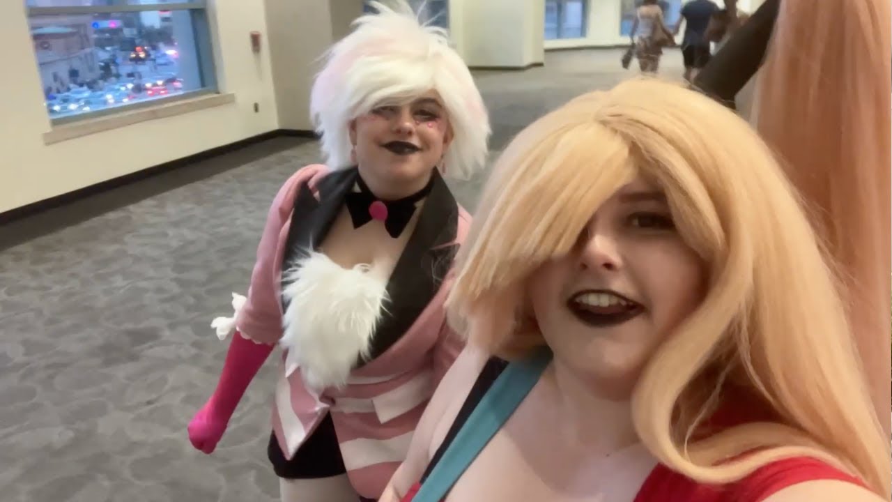 HAZBIN AND RWBY YIPPIE || Rhode Island Anime Con 2024 (cosplay vlog ...