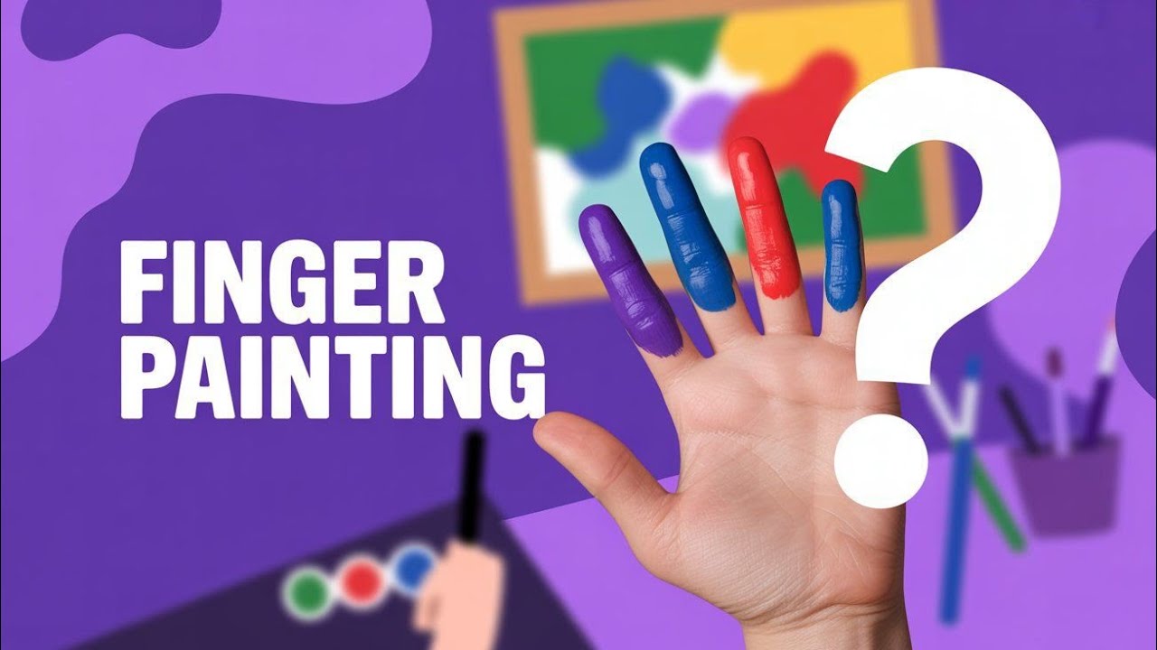 Discover the magic of figer painting|Finger painting fun|mind relieving ...