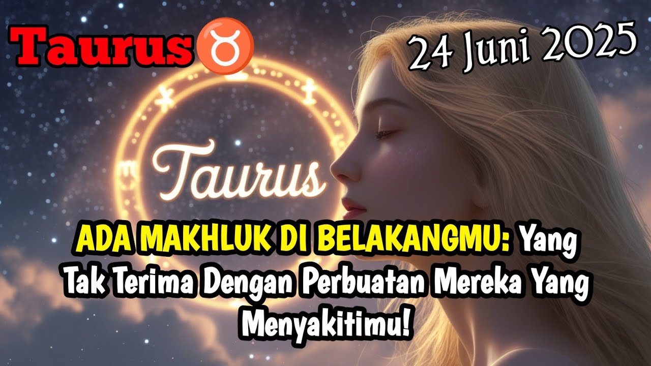 Taurus♉ Ada Makhluk Di Belakangmu Tak Terima Dengan Mereka Hari Ini ...
